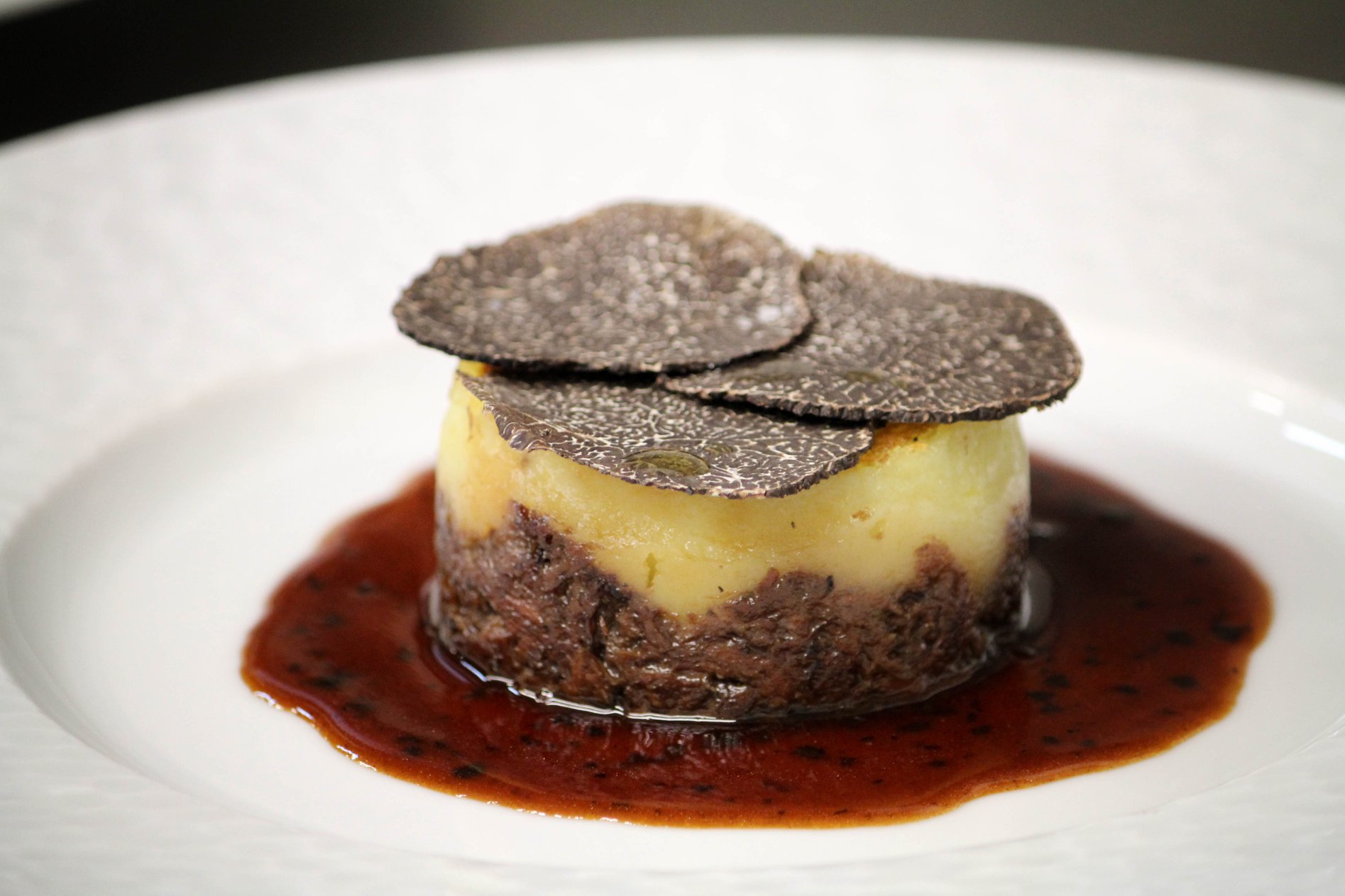 Un repas aux truffes en Ardèche Hermitage