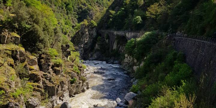 Manon tried a trip on the Train des Gorges du Doux